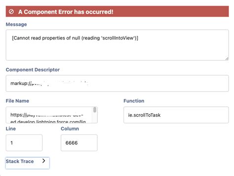 Salesforce Returns Component Error Under The Cypress Test · Issue