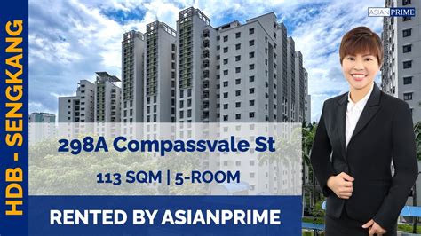 Singapore Hdb 5 Room 298a Compassvale Street Compassvale Lrt