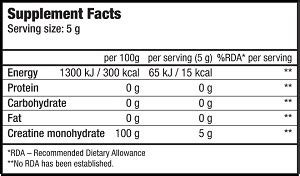Креатин Biotech 100% Creatine Monohydrate, банка 300 г : инструкция ...