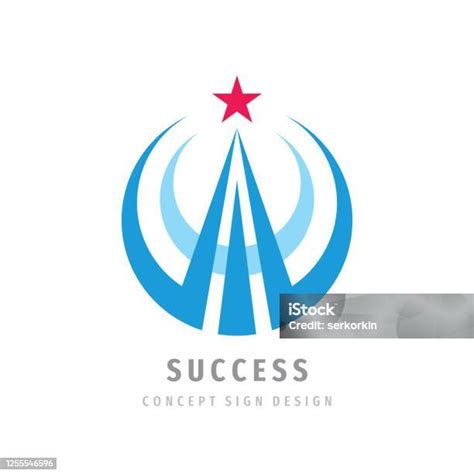 成功 抽象向量圖示使用星號設計項目開發符號成長和創業概念圖解向量圖形及更多企業圖片 企業 傳統節日 創作性 Istock
