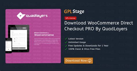 Woocommerce Direct Checkout Pro By Quadlayers