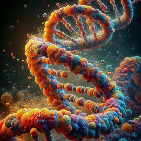 3d Illustration Of Dna Cell Stock Illustration Illustration Of