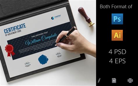 Diploma Certificate Template 162490 Templatemonster