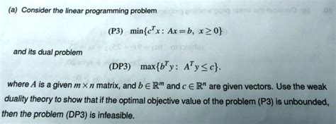 Solved Consider The Linear Programming Problem L Tf 0 4 Iq P3 Minc
