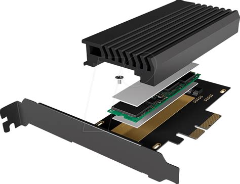 ICY IB-PCI214M2H: PCIe Karte M.2 M-Key Sockel für M.2 NVMe SSD bei ...