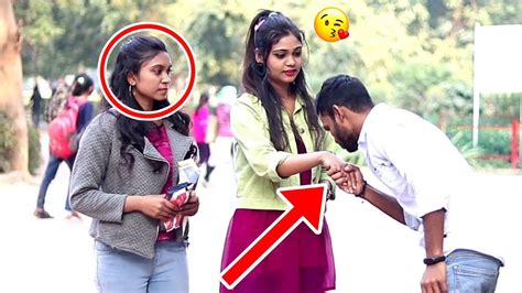 Hand 𝐊𝐢𝐬𝐬𝐢𝐧𝐠 Prank Gone Romantic Prank On Cute Girl Arjun
