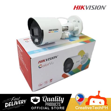 Hikvision DS 2CD1027G0 LUF 2 8mm Fixed Bullet 2MP IPC ColorVu Lite