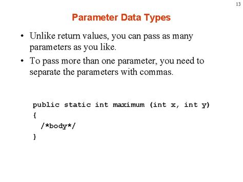 1 Math Class Methods User Defined Methods Math