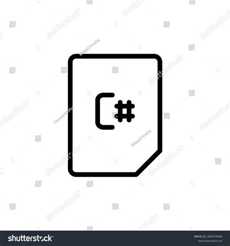 C Sharp Source Code File Line Stock Vector Royalty Free 2040778094