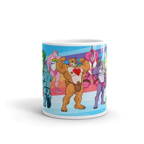 Sexy Care Bears White Glossy Mug Etsy