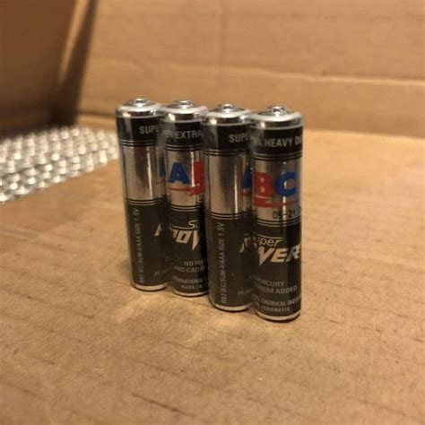 Baterai Abc Aa A Hitam Super Power