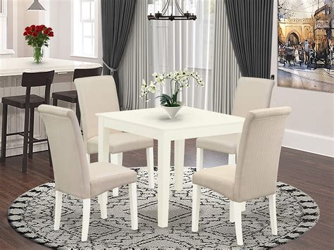Cream Dining Room Table