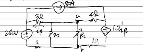 solved the variable resistor rl in the circuit in fig