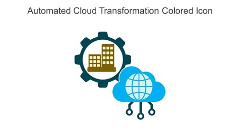 Automated Cloud Transformation Colored Icon In Powerpoint Pptx Png And Editable Eps Format PPT