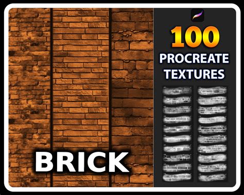 Procreate Brick Texture Brushes Seamless Brick Texture For Procreate