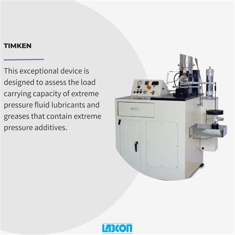 Timken Labcon Lubricanttesting Extremepressure Qualitycontrol