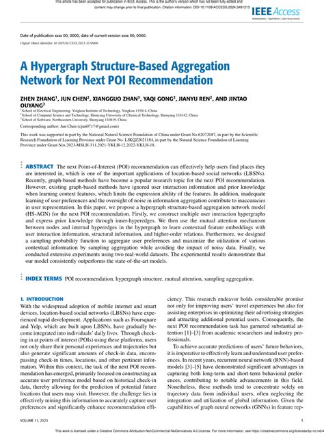 (PDF) A Hypergraph Structure-Based Aggregation Network for Next POI Recommendation