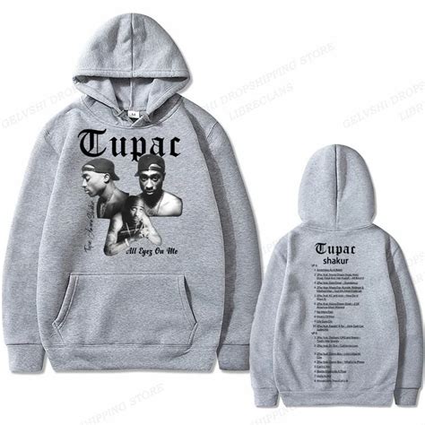 Unisex Vintage Tupac 2pac Printed Hoodies