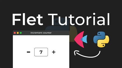 Create Your First Python Application With Flet Tutorial Youtube