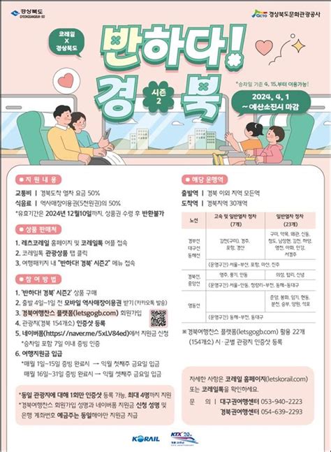 기차로 떠나는 경북여행특별관광상품 출시 위키트리