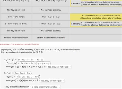 Solved 1 Point Let F RR3 Be Defined By Chegg Com