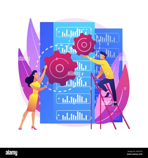 Big Data Job Abstract Concept Vector Illustration Stock Vector Image