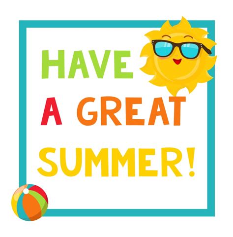 Have A Great Summer Clipart Free Cliparts Download Images On