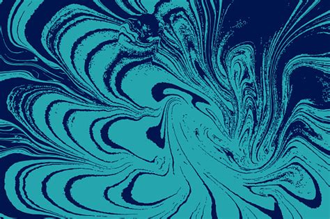 트렌디 한 파스텔 색상 대리석 종이 퍼즐 대리석 효과 고대 동양 드로잉 기술 소용돌이 파문과 파도 벡터 개념에 대한 스톡 벡터 아트 및 기타 이미지 Istock