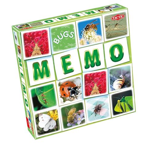 Memo Bugs Muistipeli Lautapelit Fi