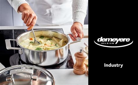 Demeyere Industry 5 Ply 10 Pc Stainless Steel Cookware Set Home And Kitchen