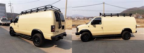﻿자동차도색 포드 E250 E150 랩토라이너 업그레이드 개조