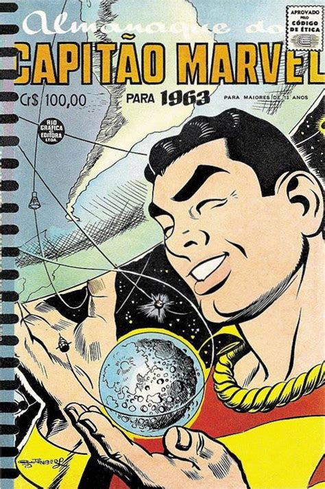 PR GIBIS Antigos Almanaque Do Capitão Marvel Ed RGE