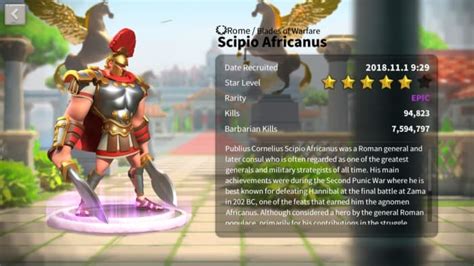 Scipio Africanus Talent Tree Build For Rise Of Kingdoms Hubpages