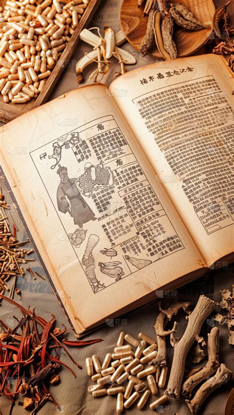 常规系列合成草药药方通用背景素材