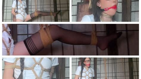 Yoke Bind Wand Ballgag Chains Shibari Struggling Constrain Rope Bongage