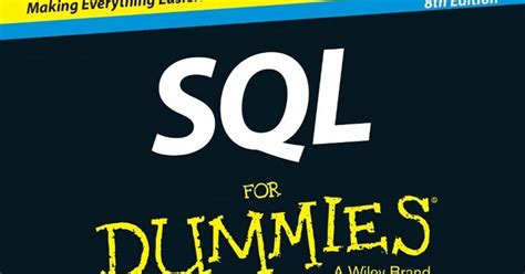 IT Free Ebooks SQL For Dummies 8th Edition