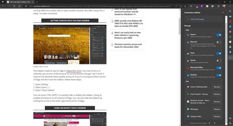 Microsoft Edges Sidebar Is The Best Browser Feature Youve Never Heard