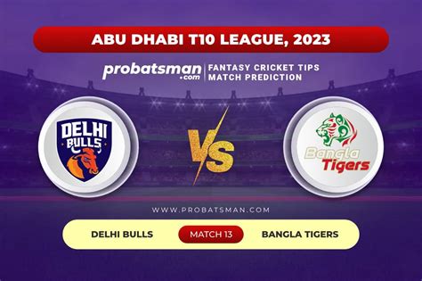 Db Vs Bt Dream11 Prediction With Stats Pitch Report And Player Record Of