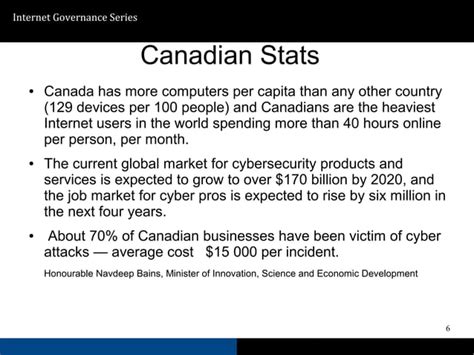Introduction To Internet Governance And Cyber Security Odp