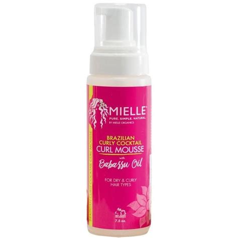 Mielle Organics Brazilian Curly Cocktail Mousse Hair Mousse Mousse