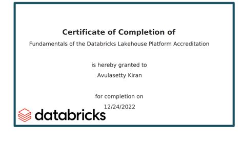 Academy Accreditation Databricks Lakehouse Fundamentals • Avulasetty Kiran • Databricks Badges