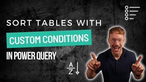 Sorting Tables With Custom Sorting Conditions In Power Query M Rick