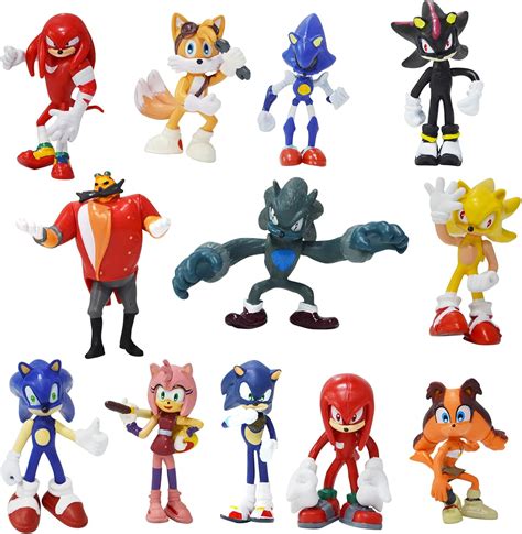 Buy Sonic Hedgehog Action Figures 12 Pcs Sonic Toys Action Figures 25