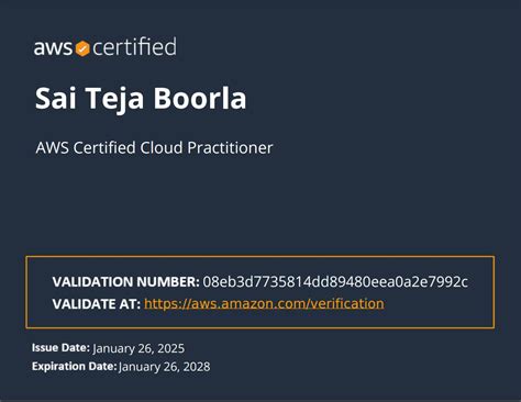 Aws Cloudcomputing Certification Learningjourney Alwayslearning Sai Teja Boorla