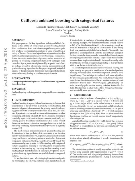 Catboost Pdf