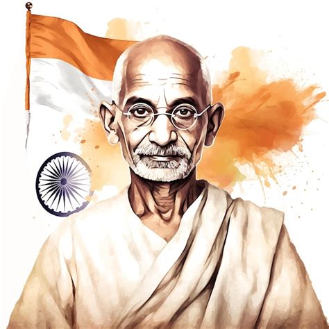 Premium Photo Mahatma Gandhi Indian Freedom Fighter 2 October