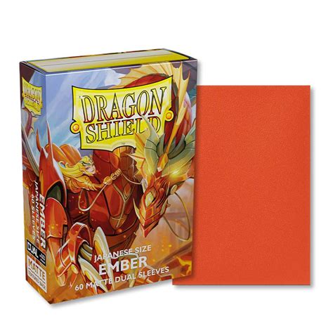 Dragon Shield Dual Matte Japanese Size Ember Mystic Games