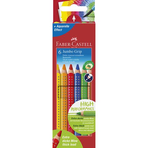Kredki Jumbo Grip kolorów Faber Castell Faber Castell Sklep EMPIK