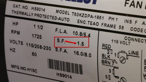 Motor Service Factor Hvac School