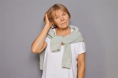 Senior Caucasian Assertive Focused Female Displaying Confidence And
